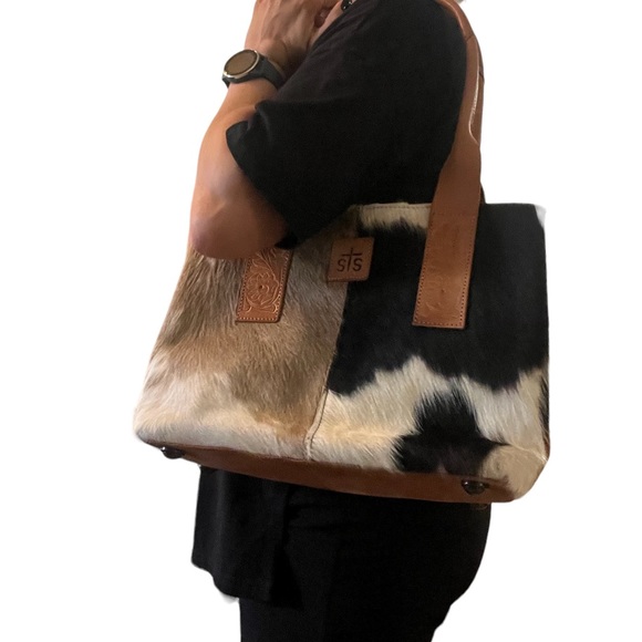STS Ranchwear | Bags | Sts Ranchwear Womens Cowhide Leather Bag W ...